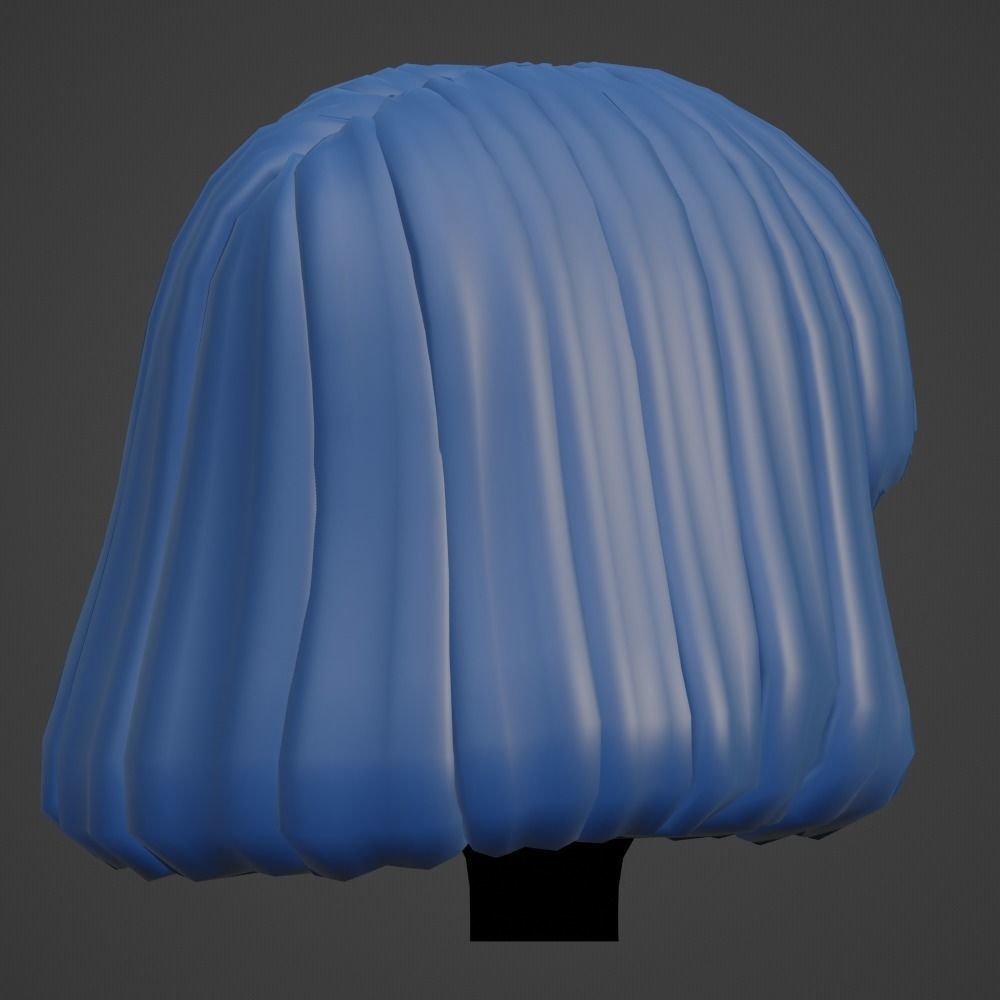 Hair style female 08 3D model | CGTrader