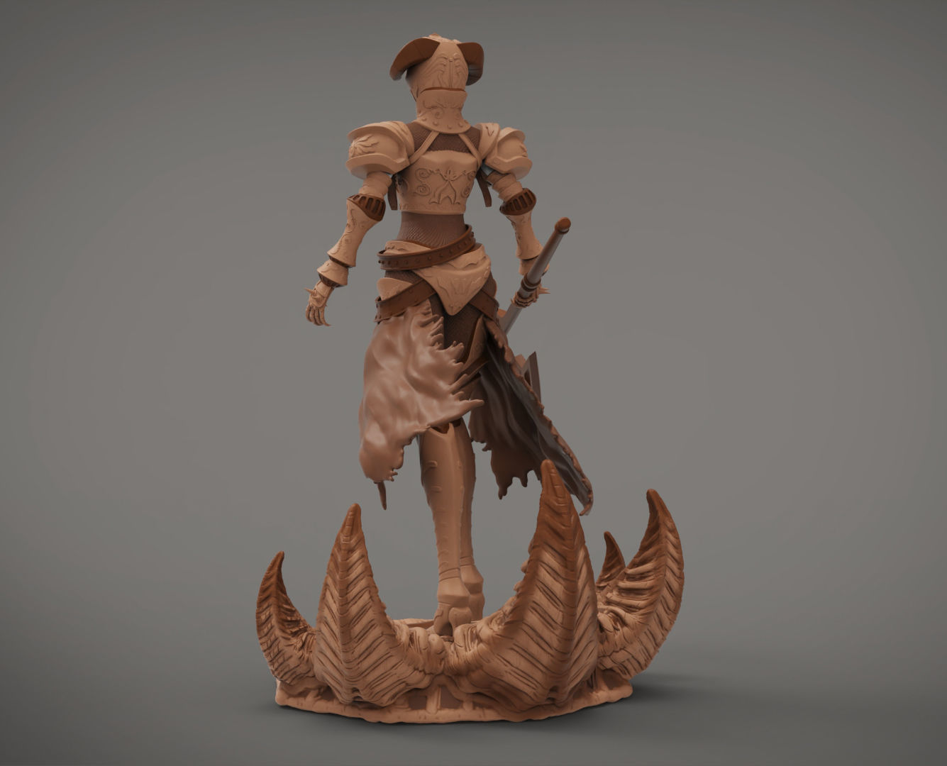 Albedo Overlord - Warrior 3D model 3D printable | CGTrader
