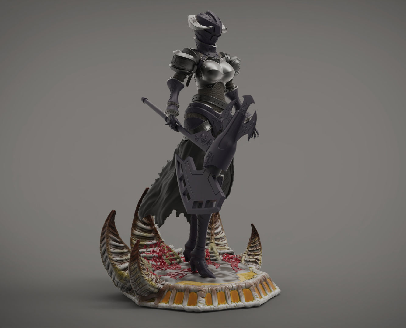 Albedo Overlord - Warrior 3D model 3D printable | CGTrader