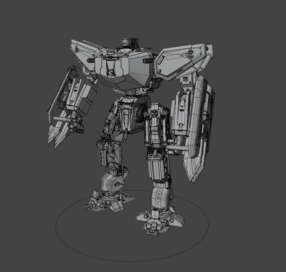 3D model Robotic Mech VR / AR / low-poly | CGTrader