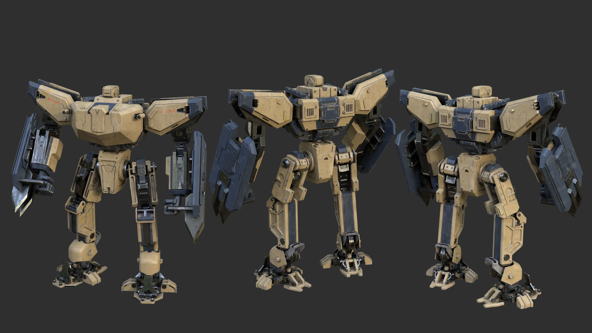 3D model Robotic Mech VR / AR / low-poly | CGTrader