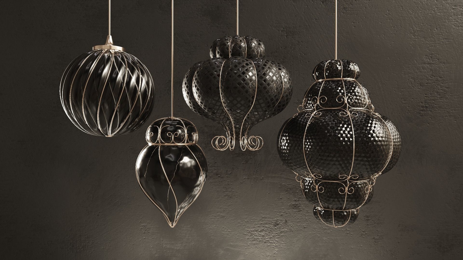 Tor Lamp Collection 3D model | CGTrader