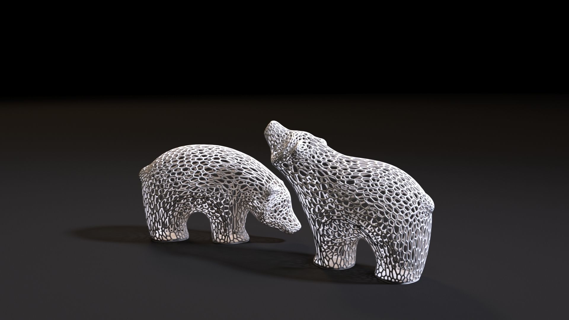 Bear sculpture 3D model 3D printable | CGTrader