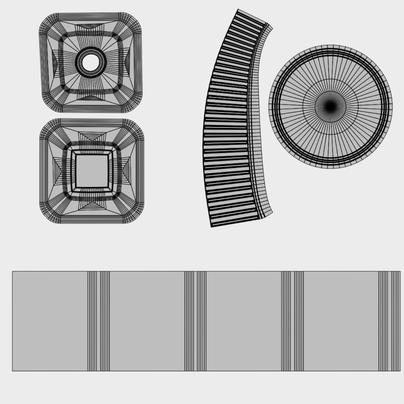 Industrial laboratory fluid chemical containers and blank labels 3D ...