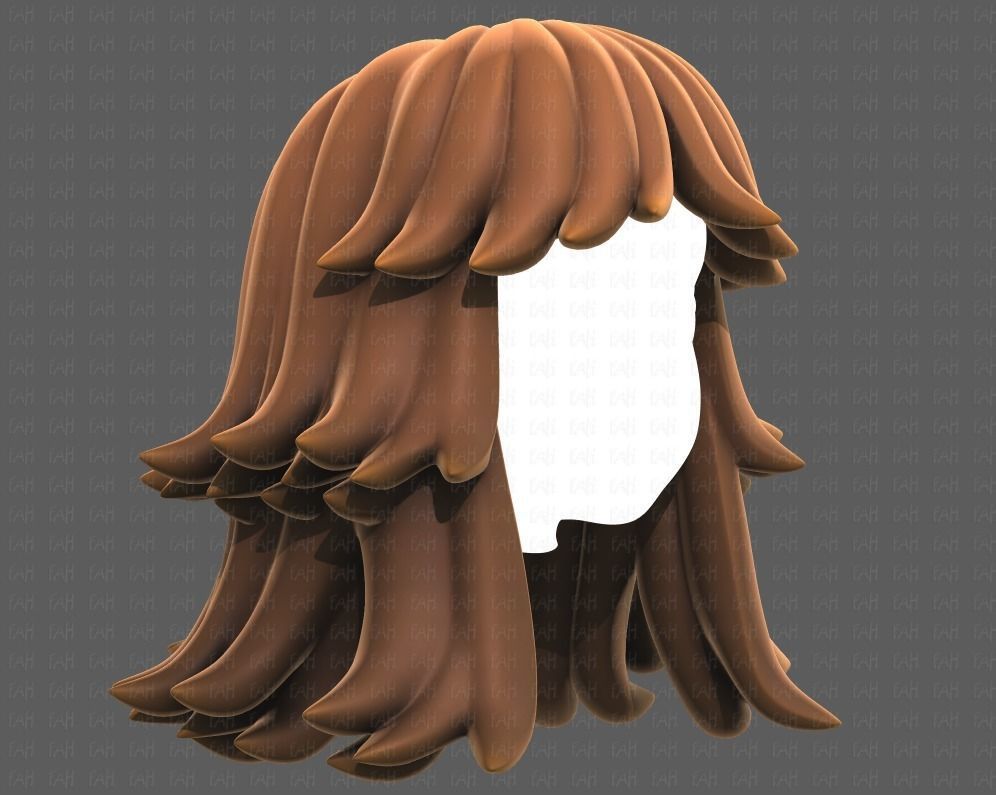 3D model Base Hair for girl V51 VR / AR / low-poly | CGTrader