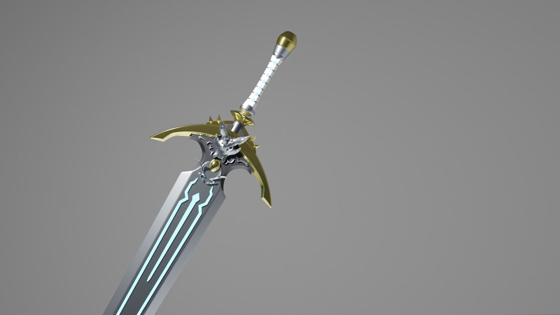 Master - Claymore from Reincarnated as a Sword - 3D Print Ready 3D ...