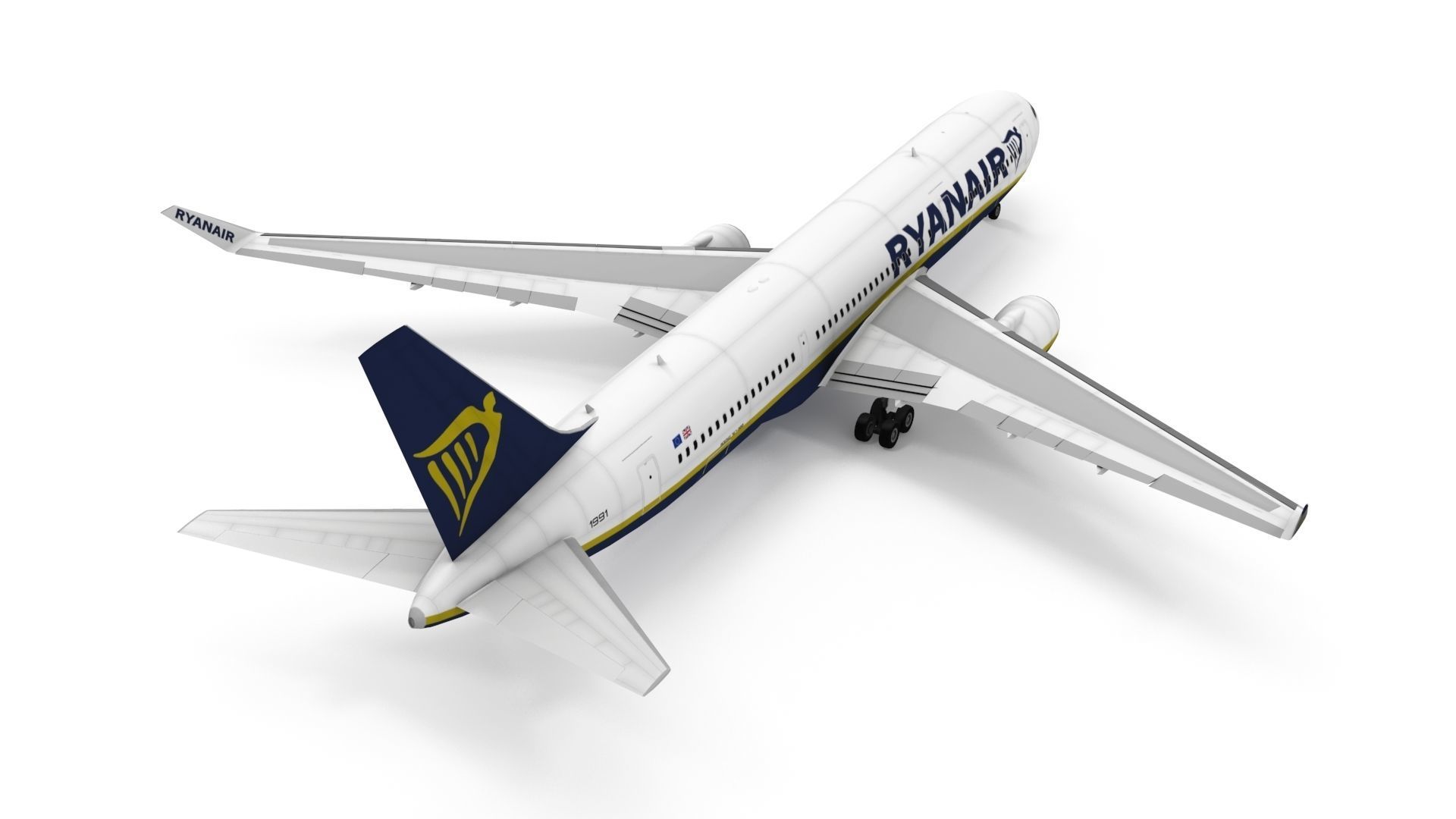 3D model Boeing 767-300ER Airlines Set VR / AR / low-poly | CGTrader