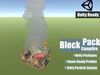 3D model Block Pack Campfire - block styled voxel campfire VR / AR ...