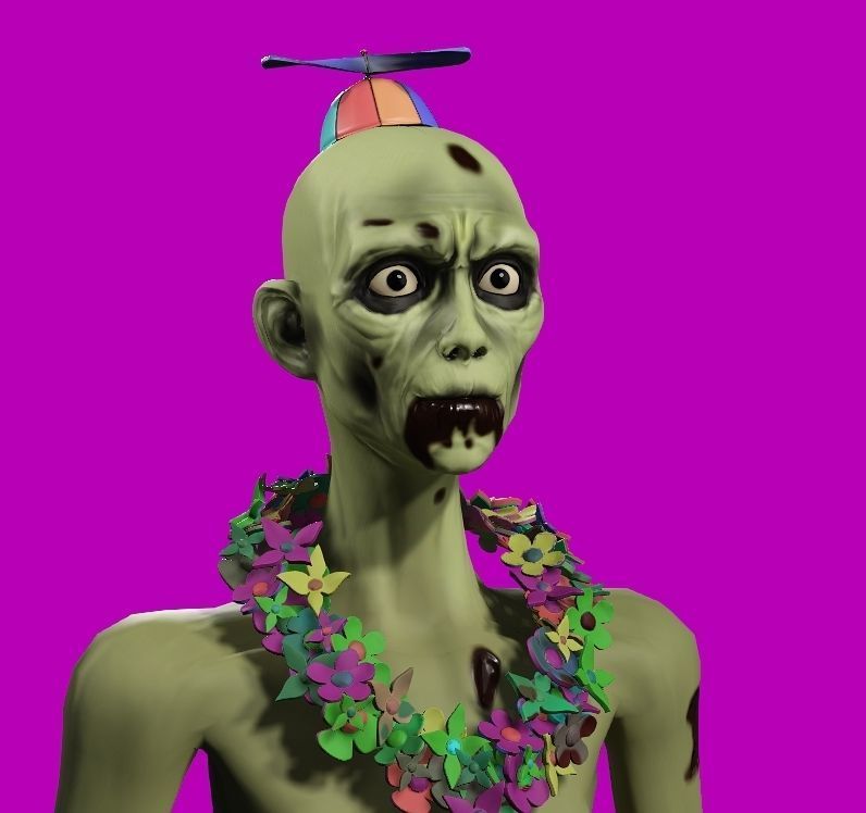 3D model stylized zombie michael V2 VR / AR / low-poly | CGTrader