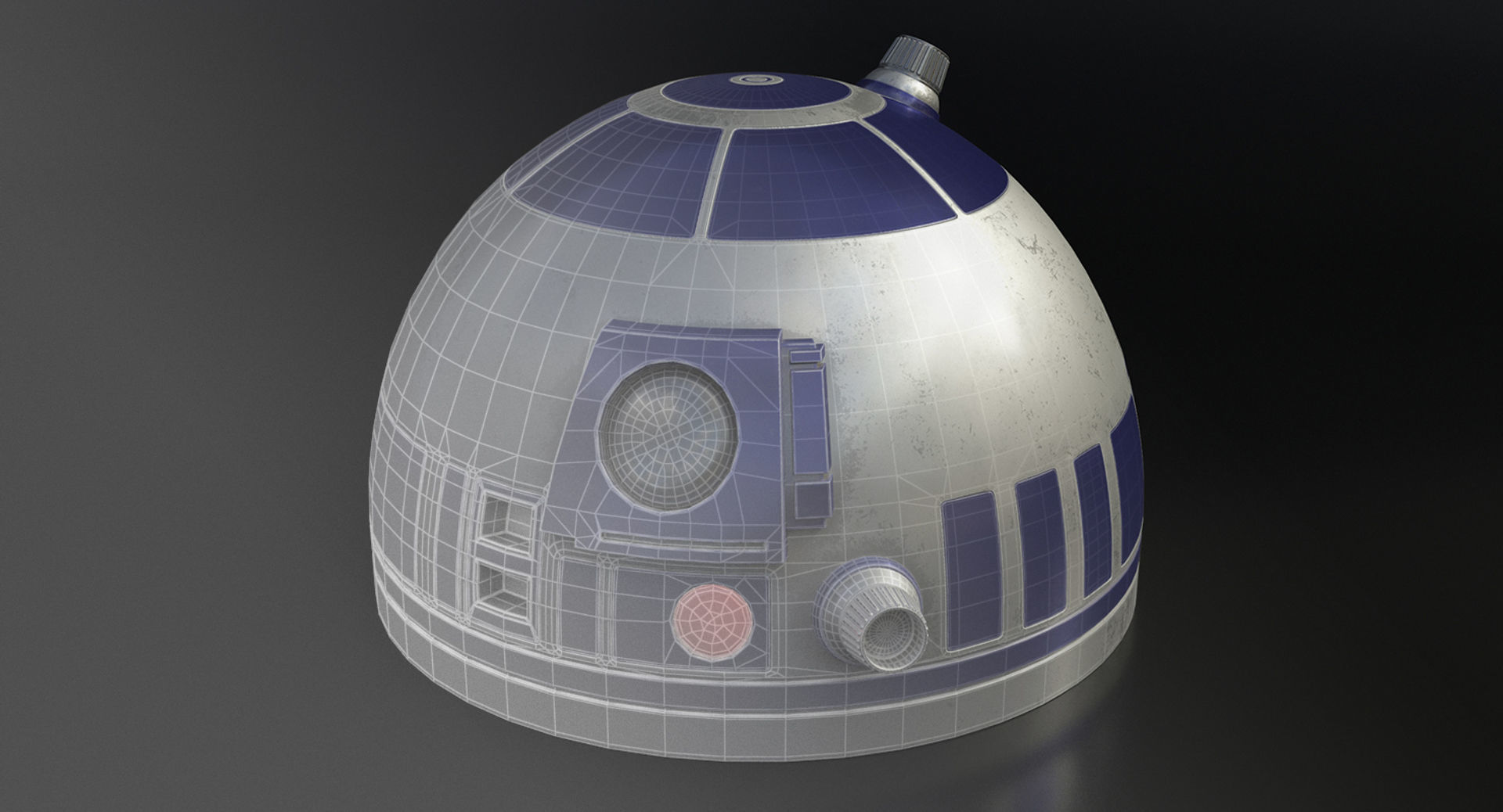 R2D2 Head 3D model rigged | CGTrader
