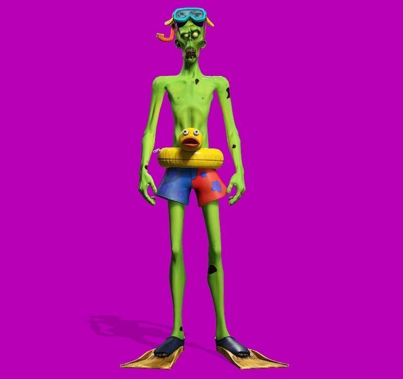 3D model stylized zombie mike V2 VR / AR / low-poly | CGTrader