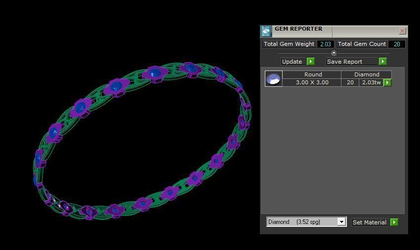 Bracelet 3D model 3D printable | CGTrader