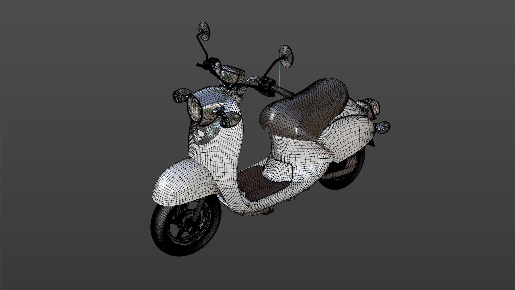 Scooter Modeling 3D model | CGTrader