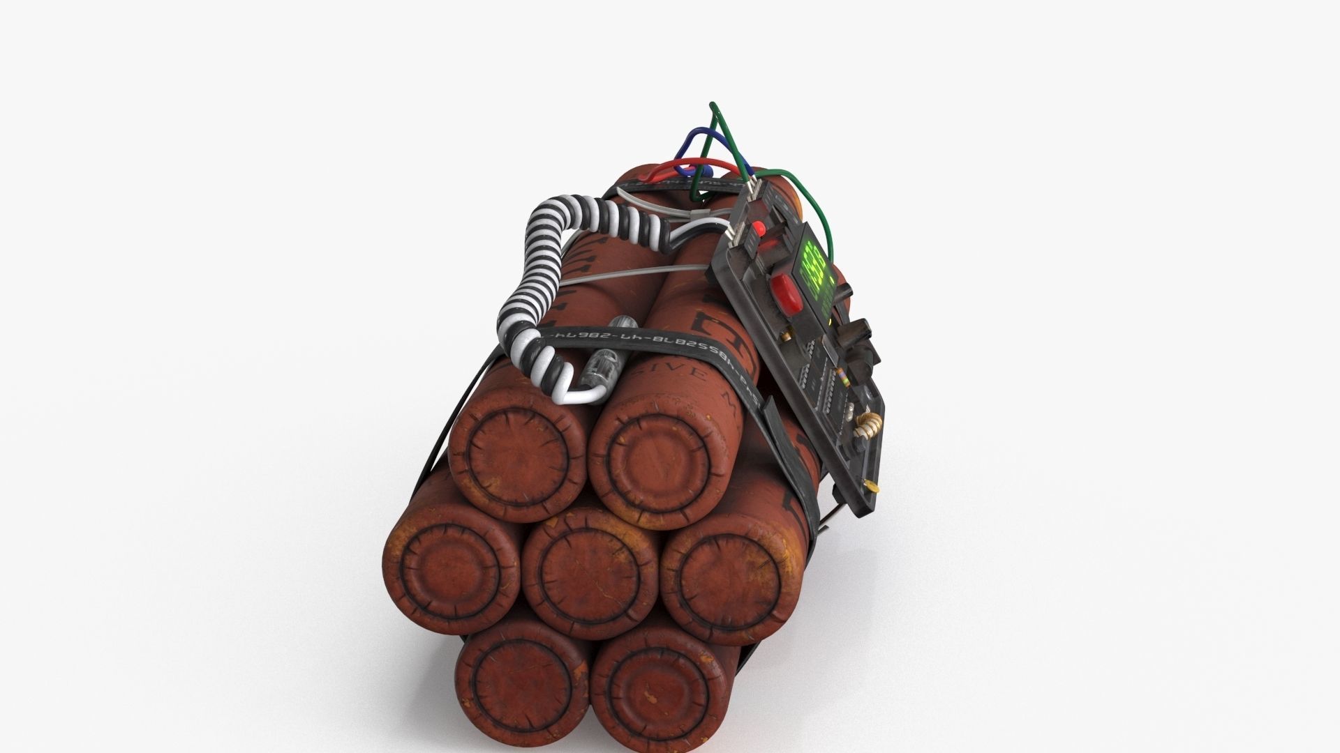 3D model Dynamit Time Bomb VR / AR / low-poly | CGTrader