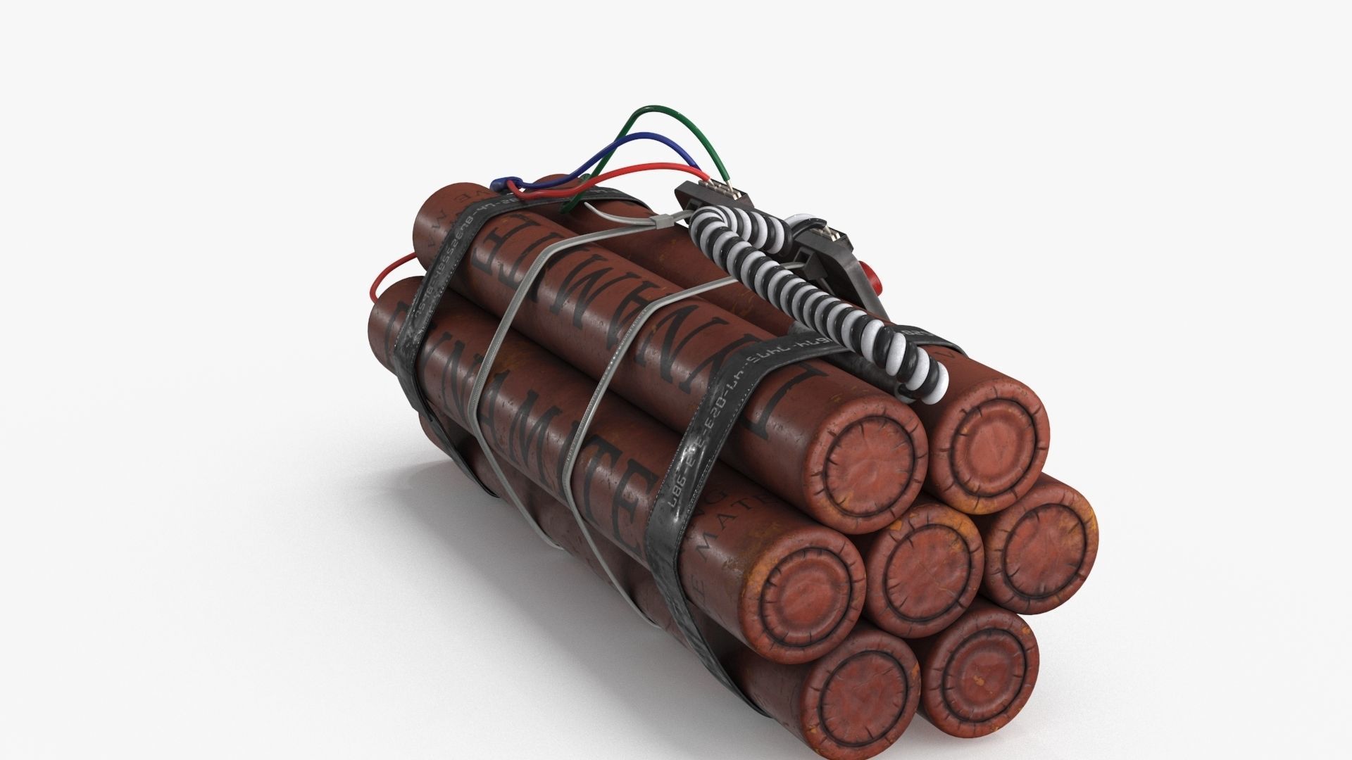 3D model Dynamit Time Bomb VR / AR / low-poly | CGTrader