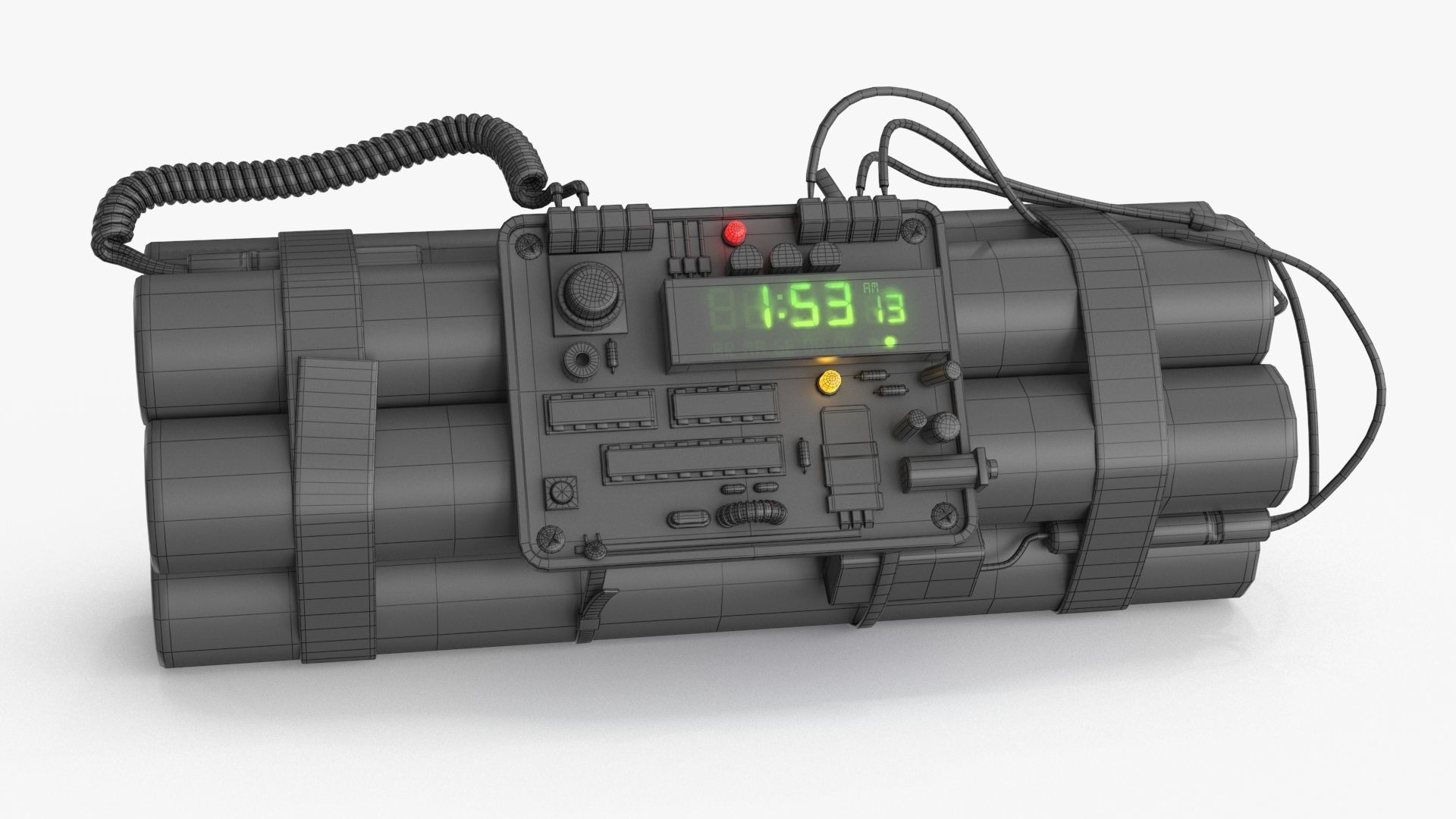 3D model Dynamit Time Bomb VR / AR / low-poly | CGTrader
