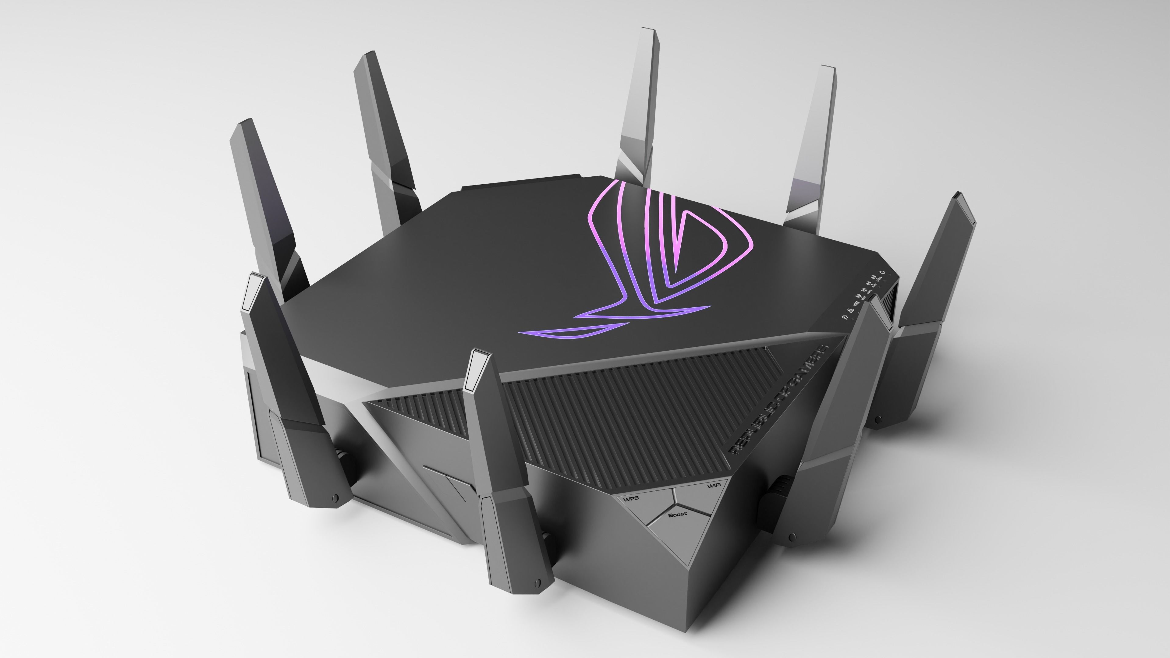 Asus ROG Rapture Gaming Router 3D model | CGTrader