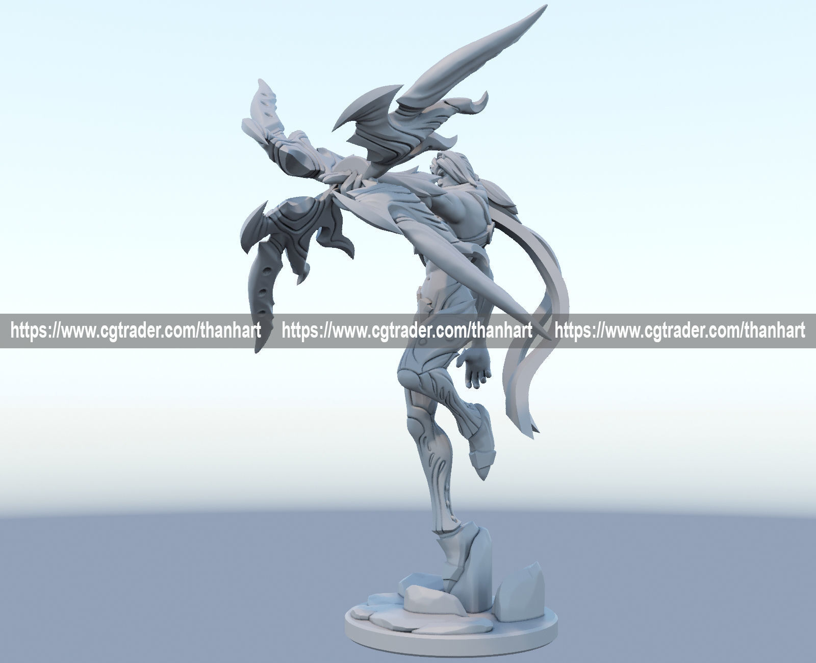 varus 3D print model from League of Legends 3D model 3D printable ...