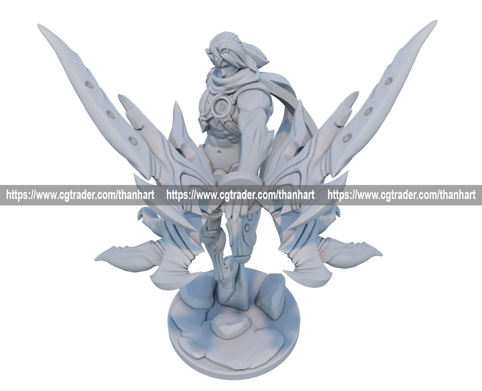 varus 3D print model from League of Legends 3D model 3D printable ...