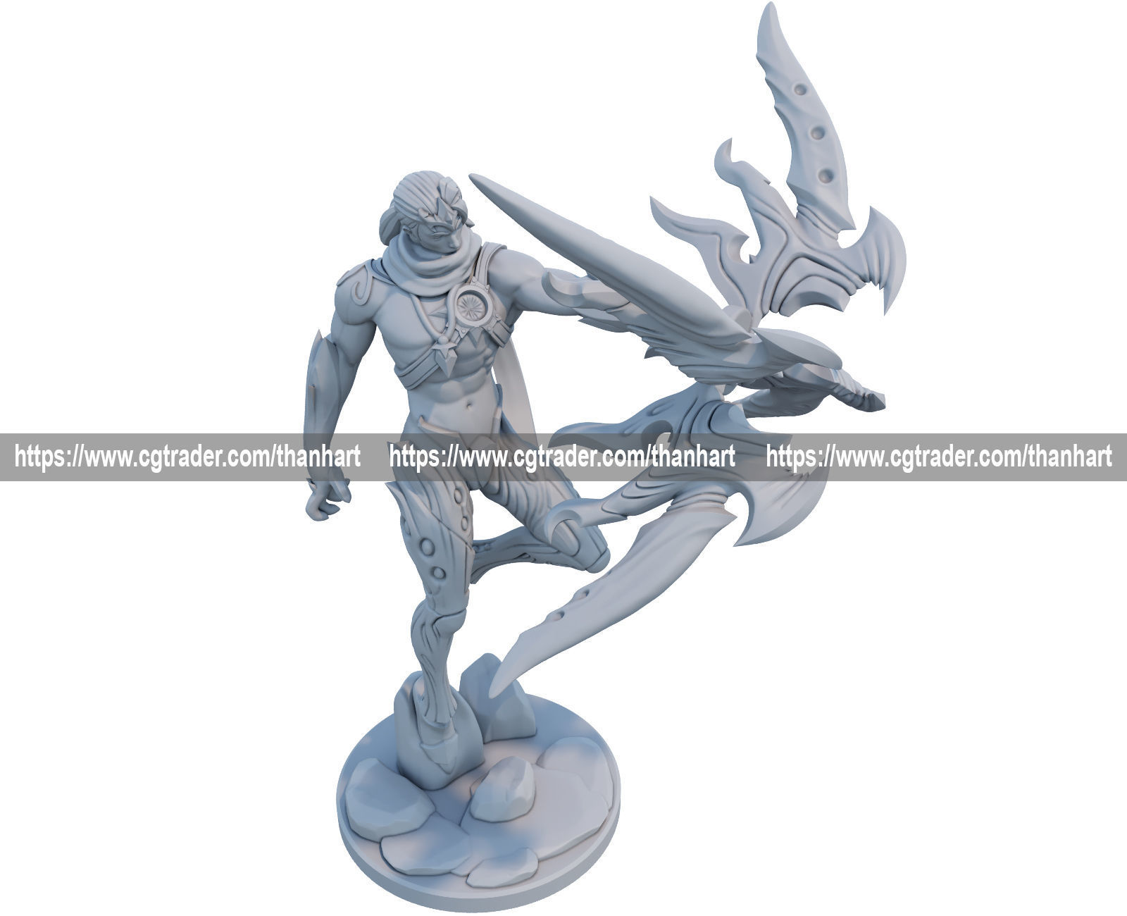 varus 3D print model from League of Legends 3D model 3D printable ...