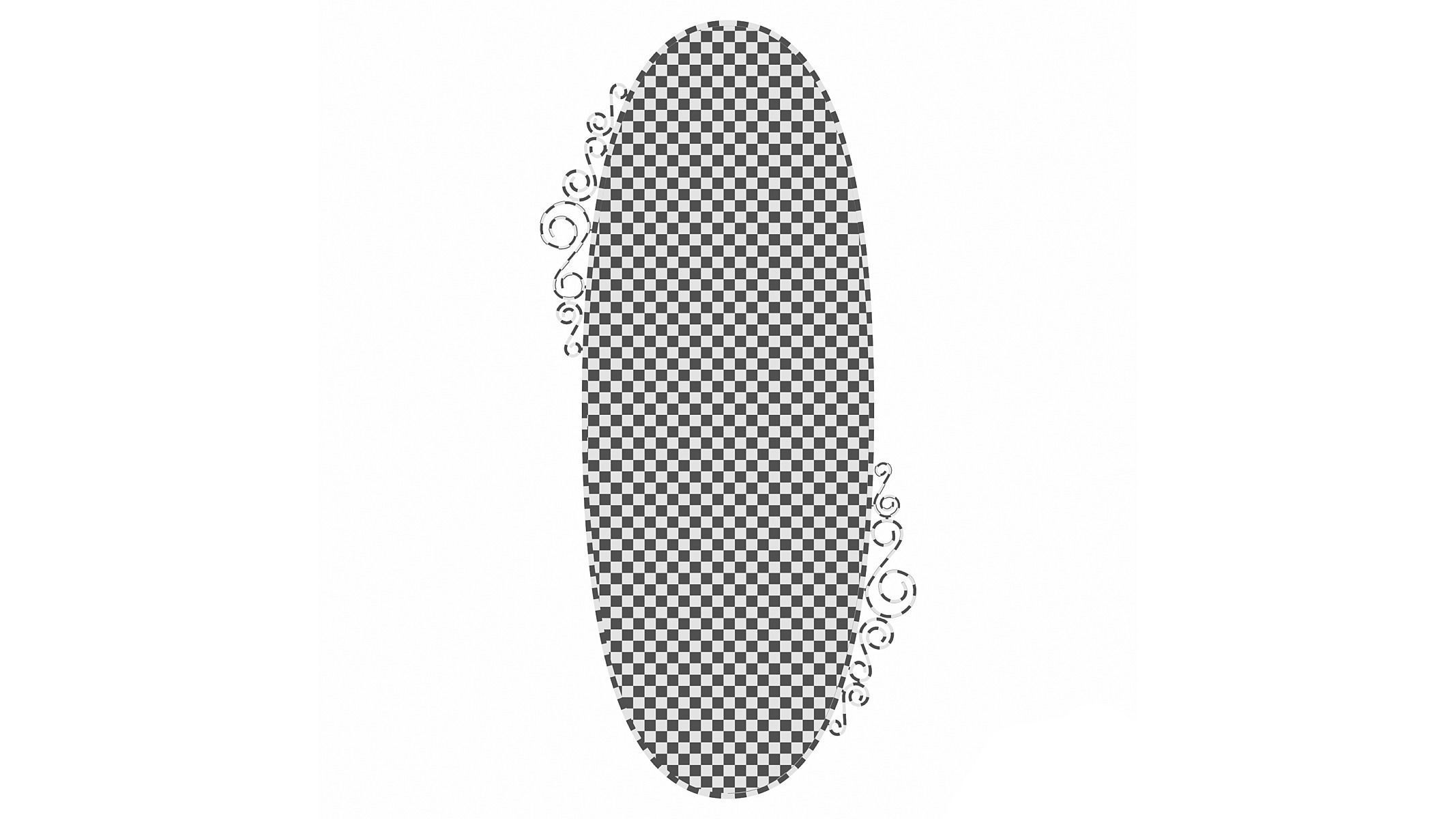 Ikea Ekne Oval Wall Mirror 3D model | CGTrader