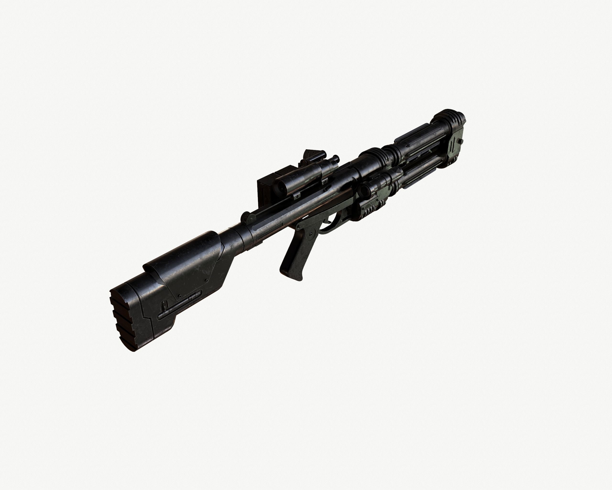 Stormtrooper riffle -- EBlasterRifle 3D model | CGTrader