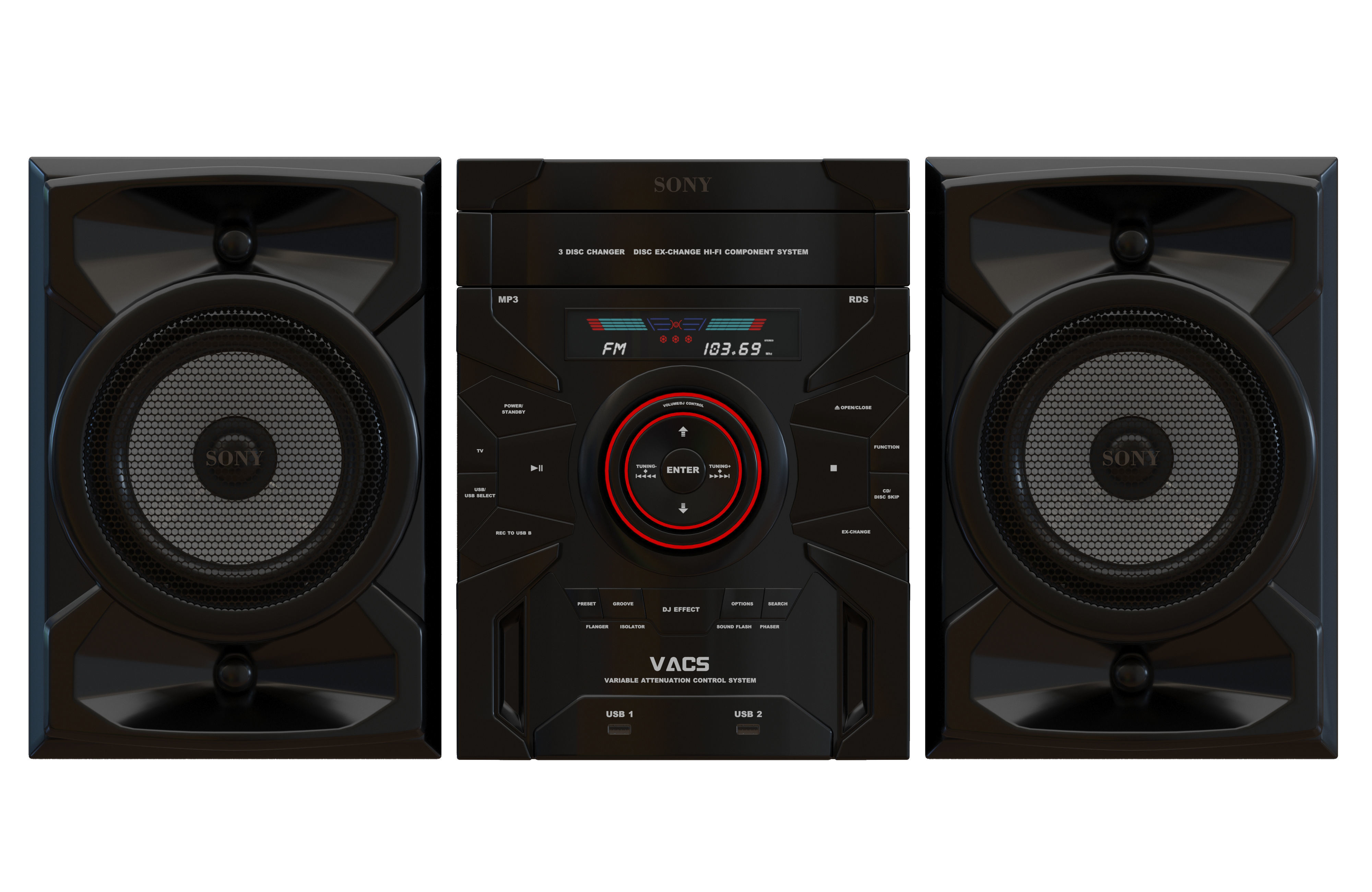 Sony system 3D model | CGTrader