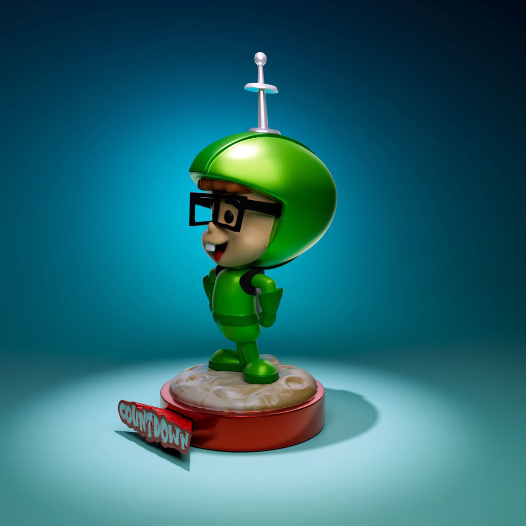 Countdown - Space Kidettes 3D model 3D printable | CGTrader