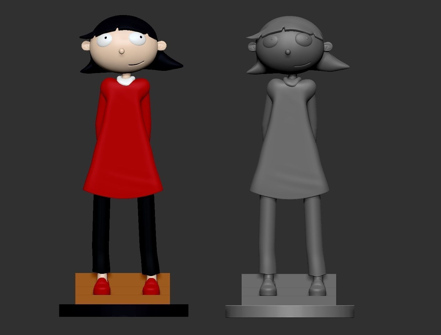 RHONDA -- HEY ARNOLD 3D model 3D printable | CGTrader