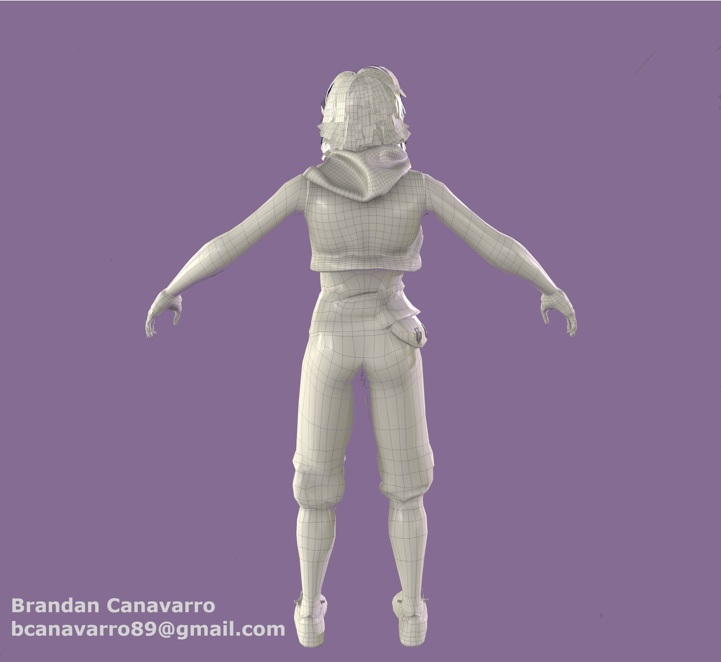 3D model Female Fighter gameready model VR / AR / low-poly | CGTrader