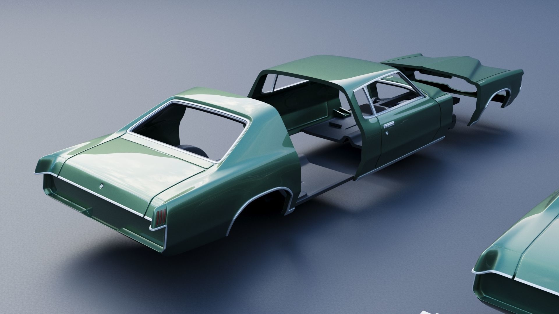 Pontiac Grand Prix 1969 3D model 3D printable | CGTrader