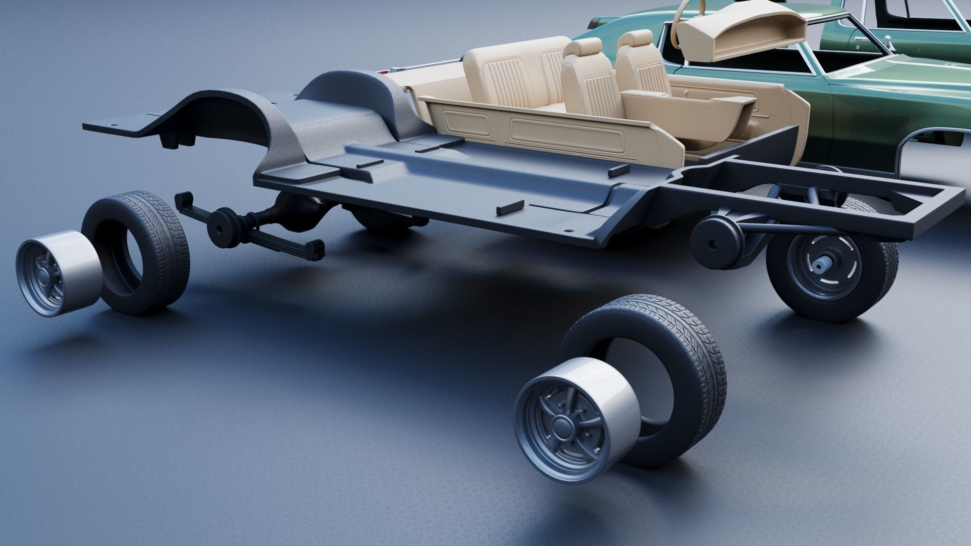 Pontiac Grand Prix 1969 3D model 3D printable | CGTrader