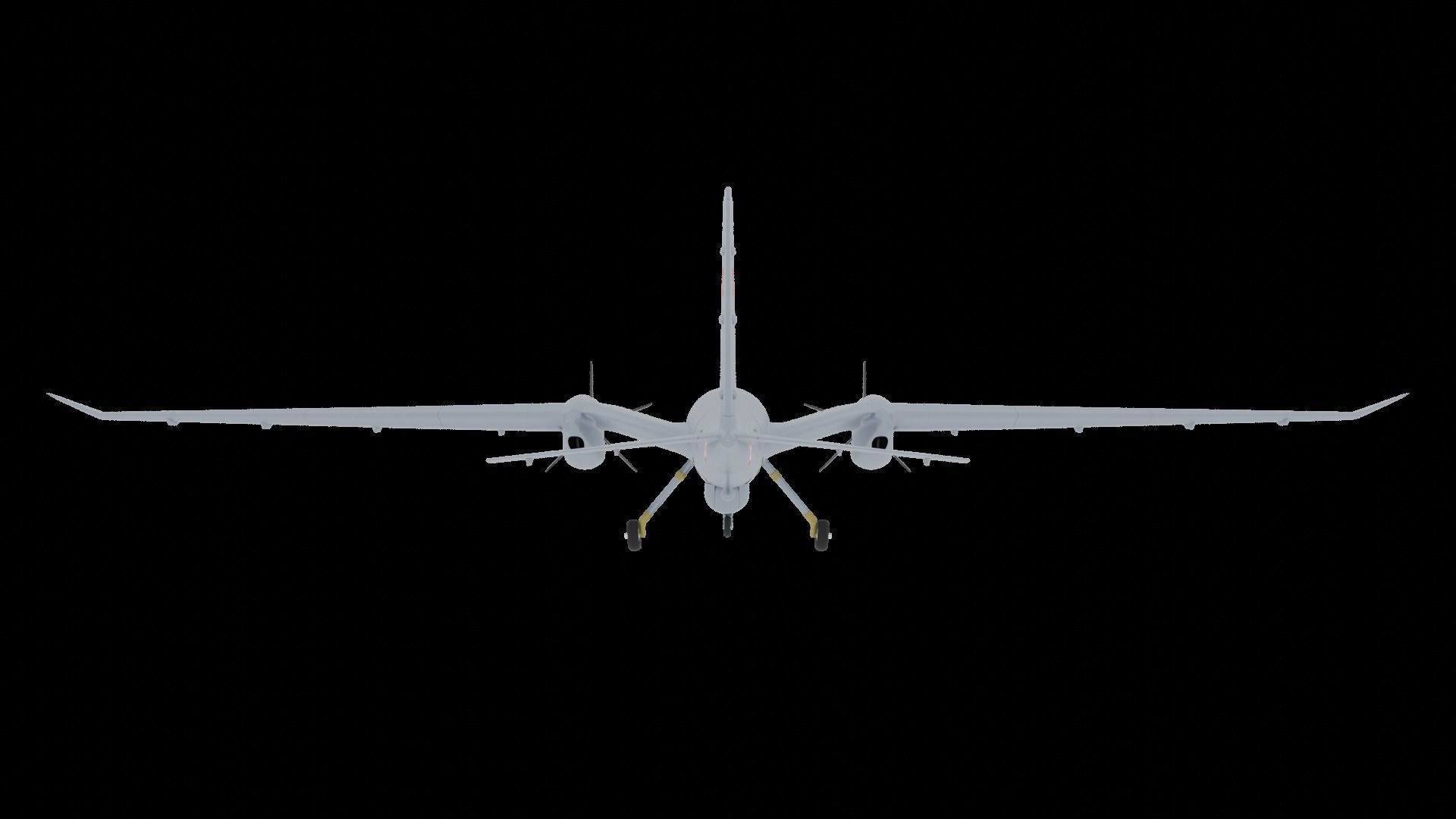 3D model Baykar Bayraktar Akinci UCAV VR / AR / low-poly | CGTrader