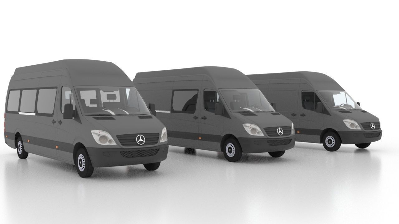 Mercedes Benz Sprinter L3H3 2009 Collection EU | CGTrader