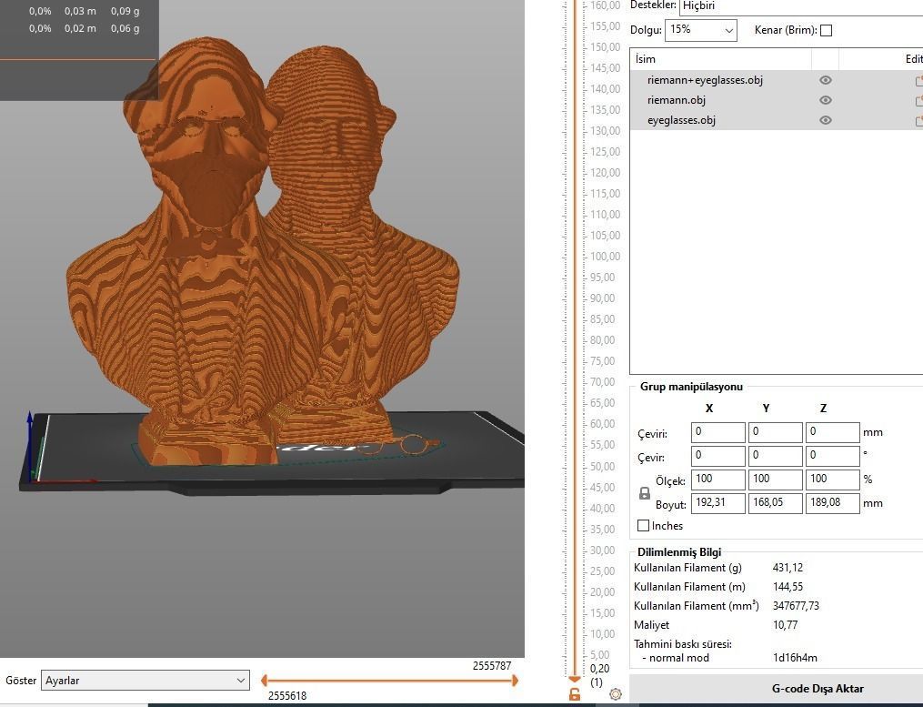 Bernhard Riemann 3D model 3D printable | CGTrader