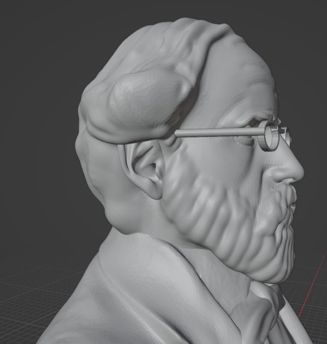 Bernhard Riemann 3D model 3D printable | CGTrader