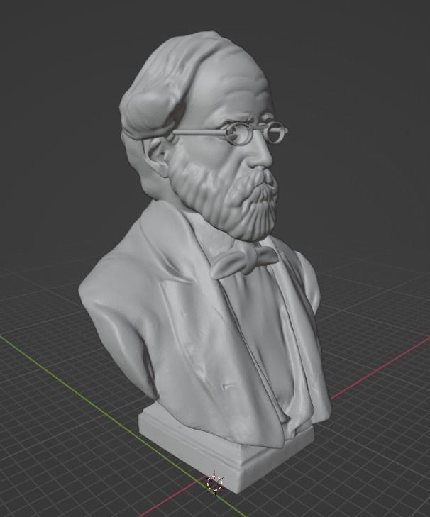 Bernhard Riemann 3D model 3D printable | CGTrader