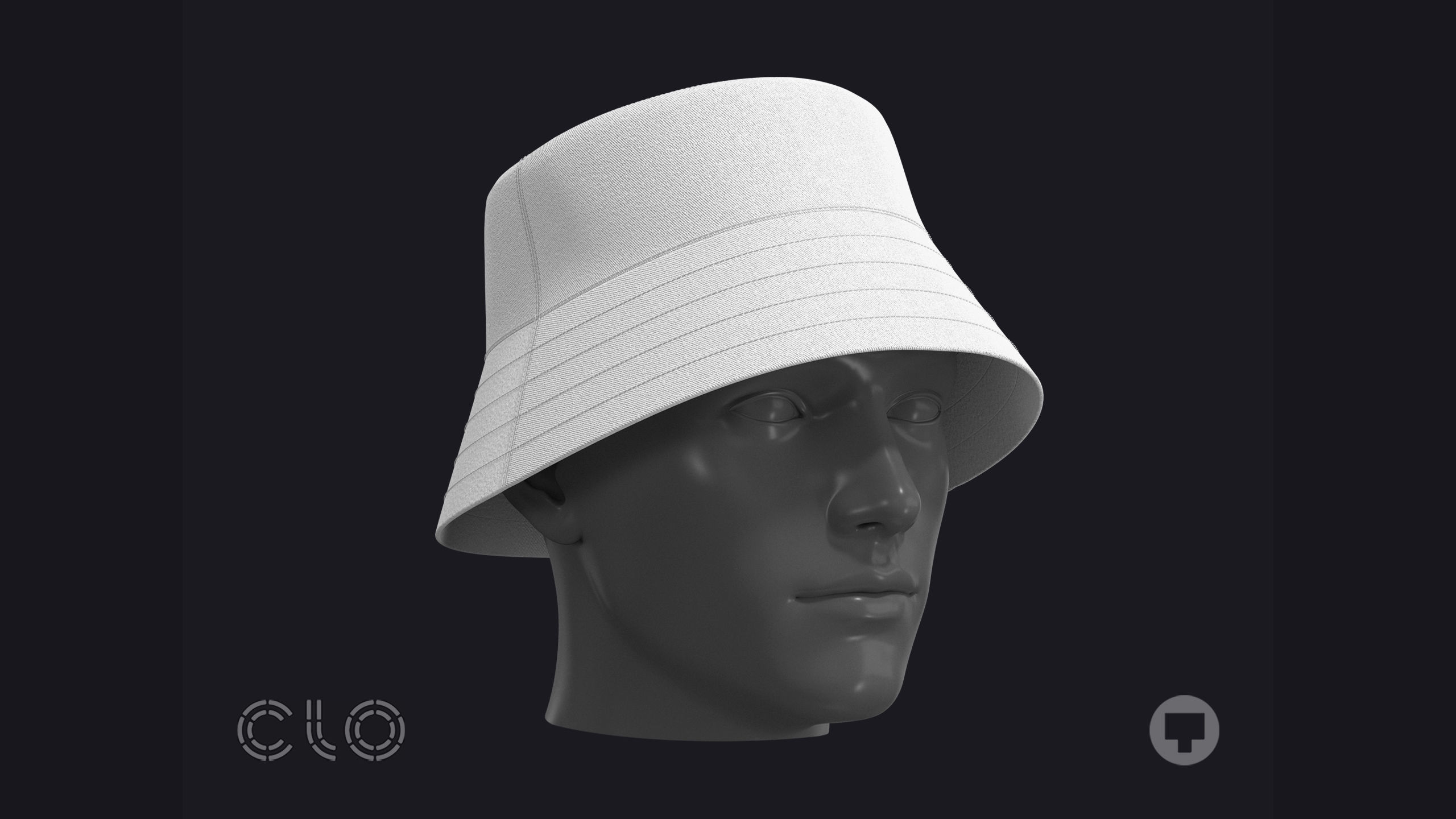 BASIC BUCKET HAT genesis 8 highpoly free 3D model | CGTrader