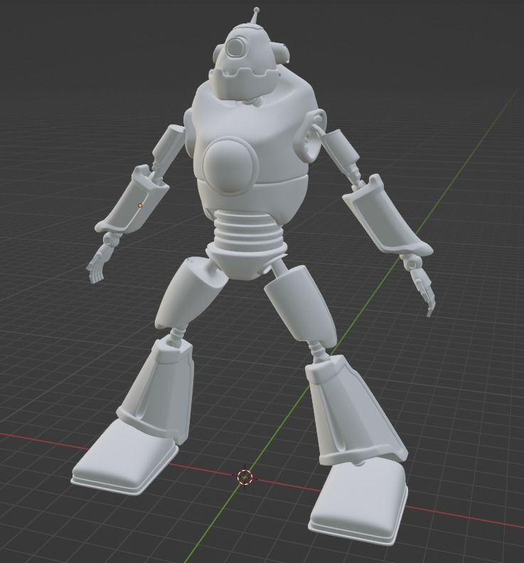 Simple Robot Model free 3D model | CGTrader