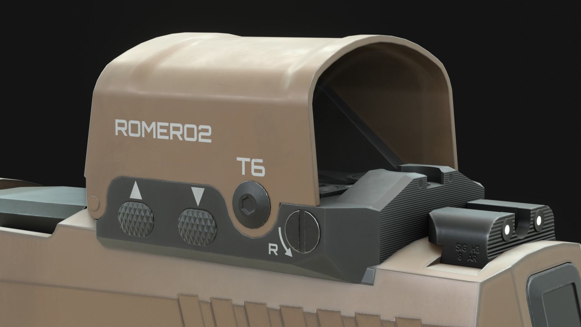 3D model SIG Sauer P320 XCarry Pro - ADF Handgun Pack - Game Asset VR ...