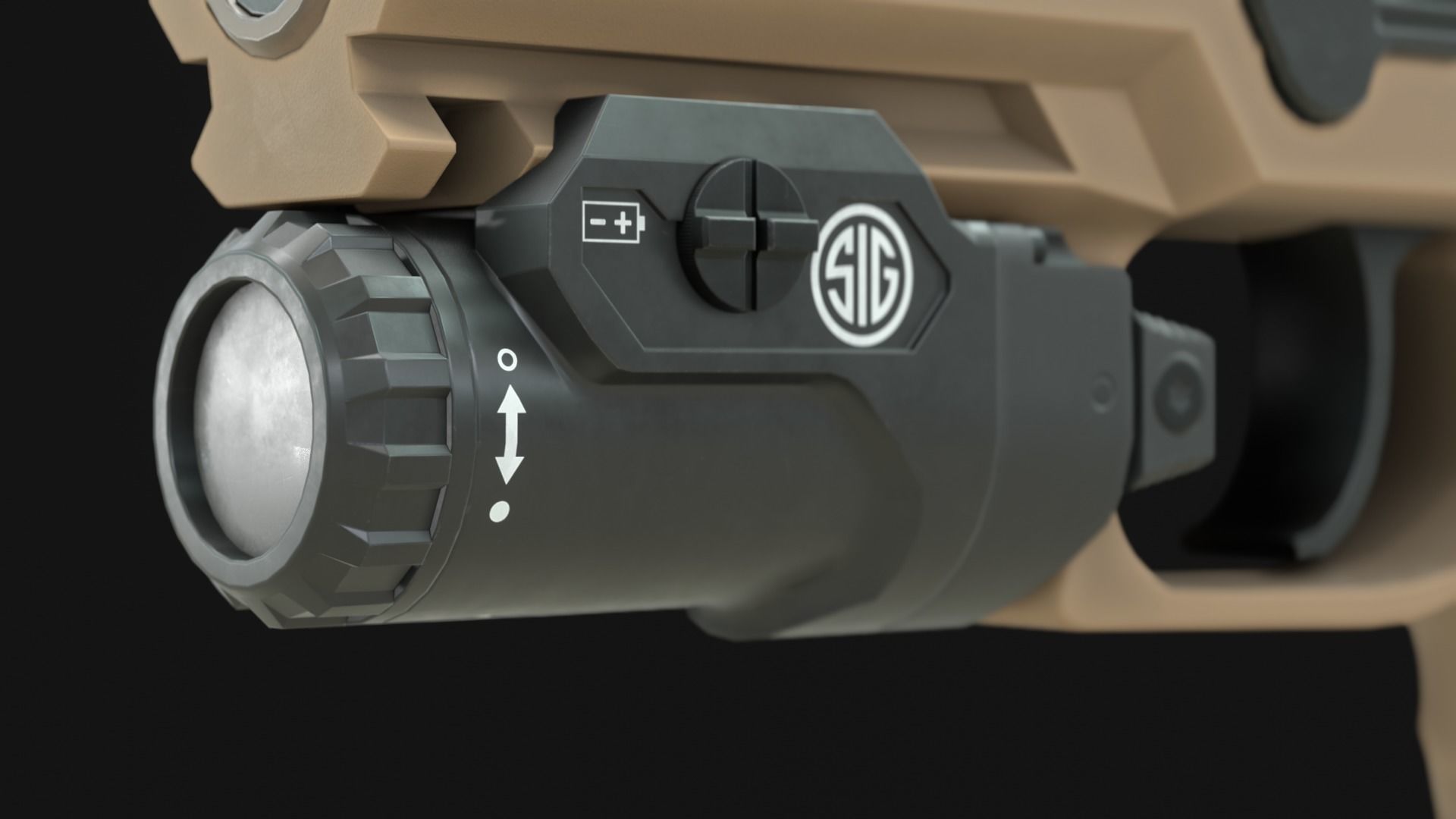 3D model SIG Sauer P320 XCarry Pro - ADF Handgun Pack - Game Asset VR ...