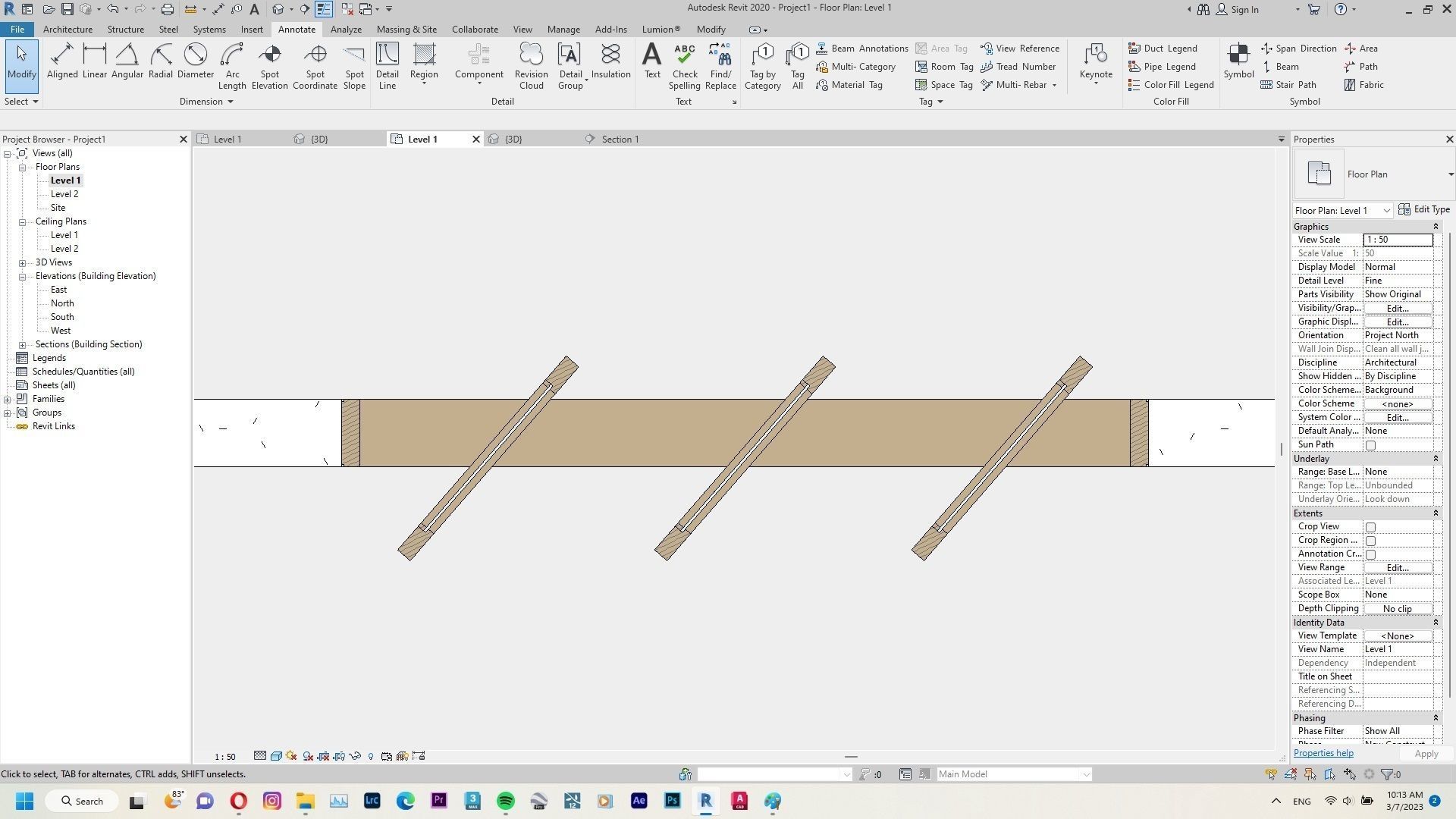 Window Modern Style 01 Parametric Family Revit 3D model | CGTrader