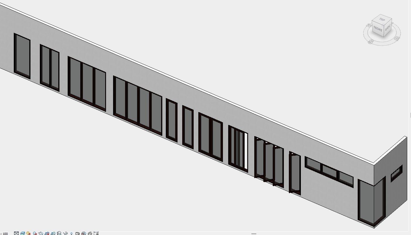 Window Modern Style 01 Parametric Family Revit 3D model | CGTrader