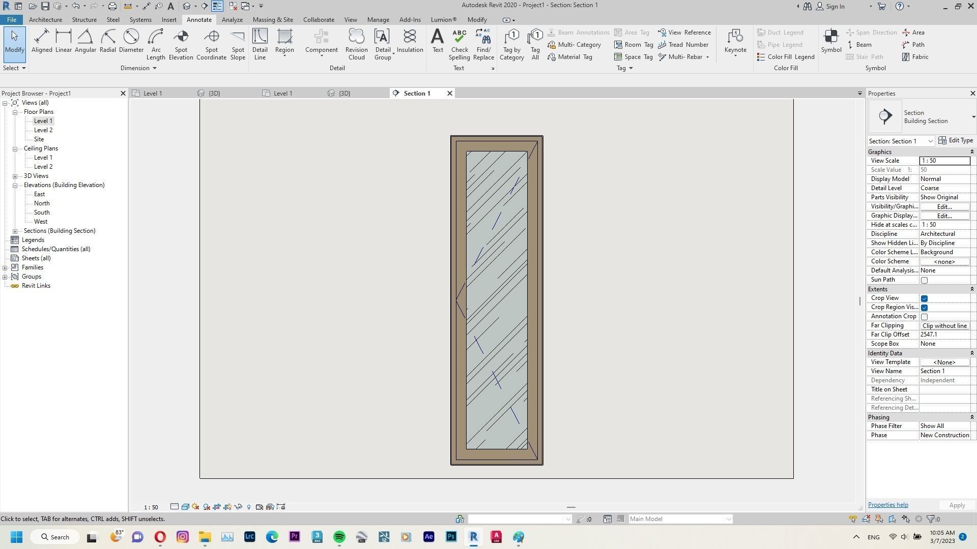 Window Modern Style 01 Parametric Family Revit 3D model | CGTrader