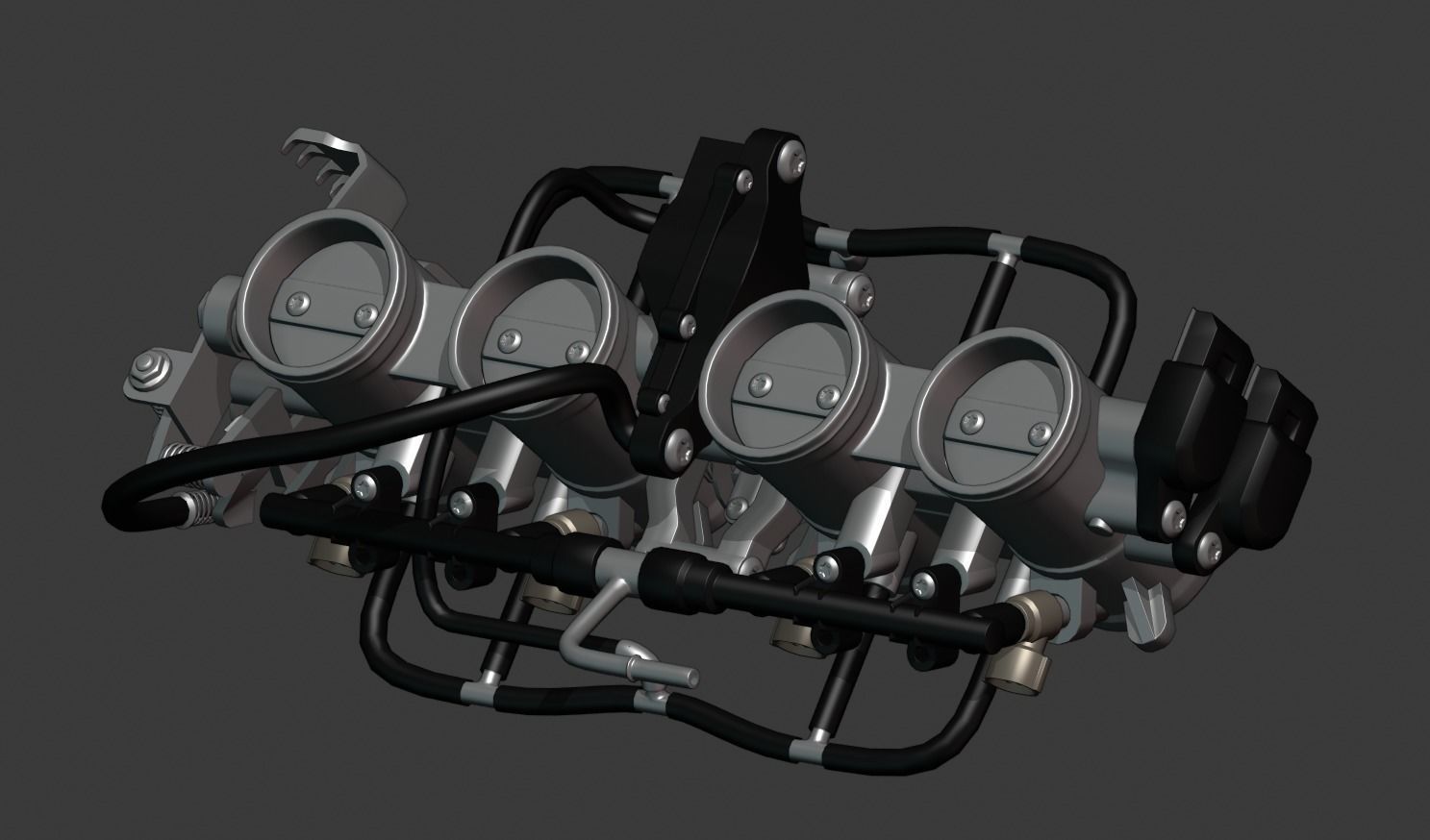 3D model Throttle Engine Z900 VR / AR / low-poly | CGTrader