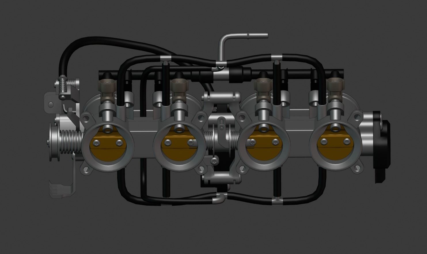 3D model Throttle Engine Z900 VR / AR / low-poly | CGTrader