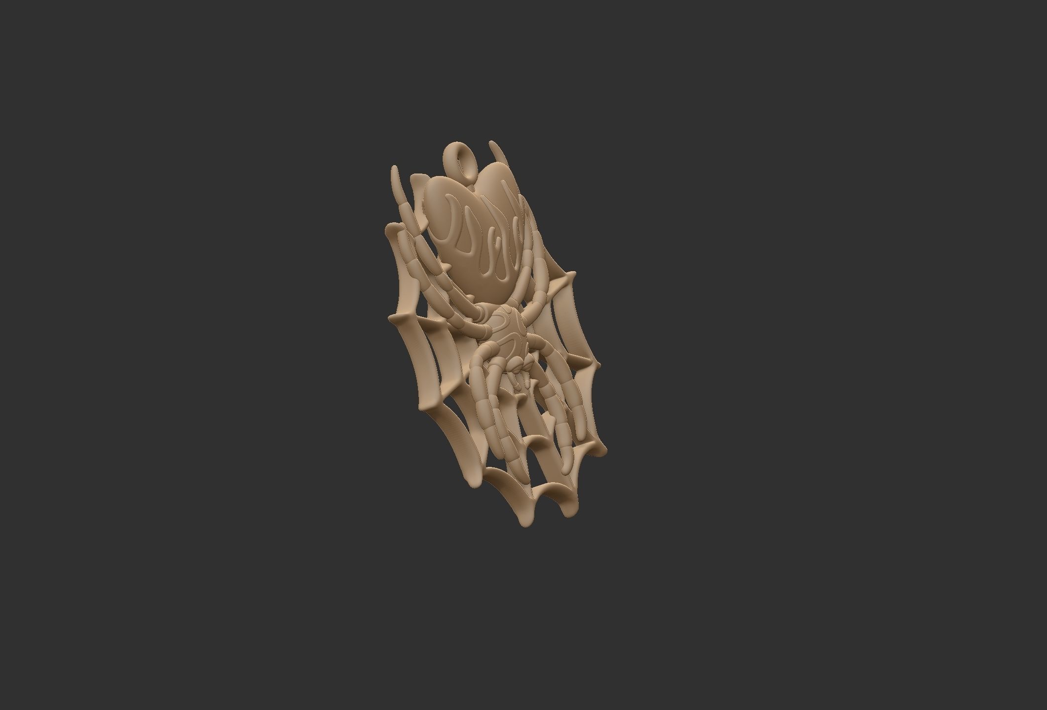 spider pentant 3d model 3D model 3D printable | CGTrader