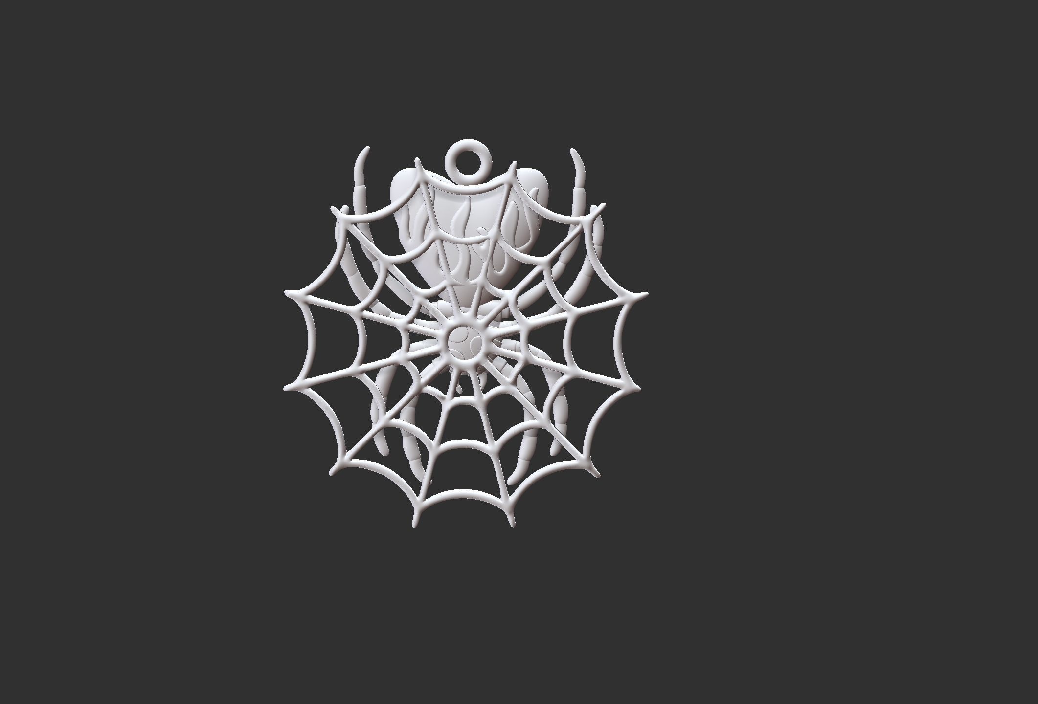 spider pentant 3d model 3D model 3D printable | CGTrader