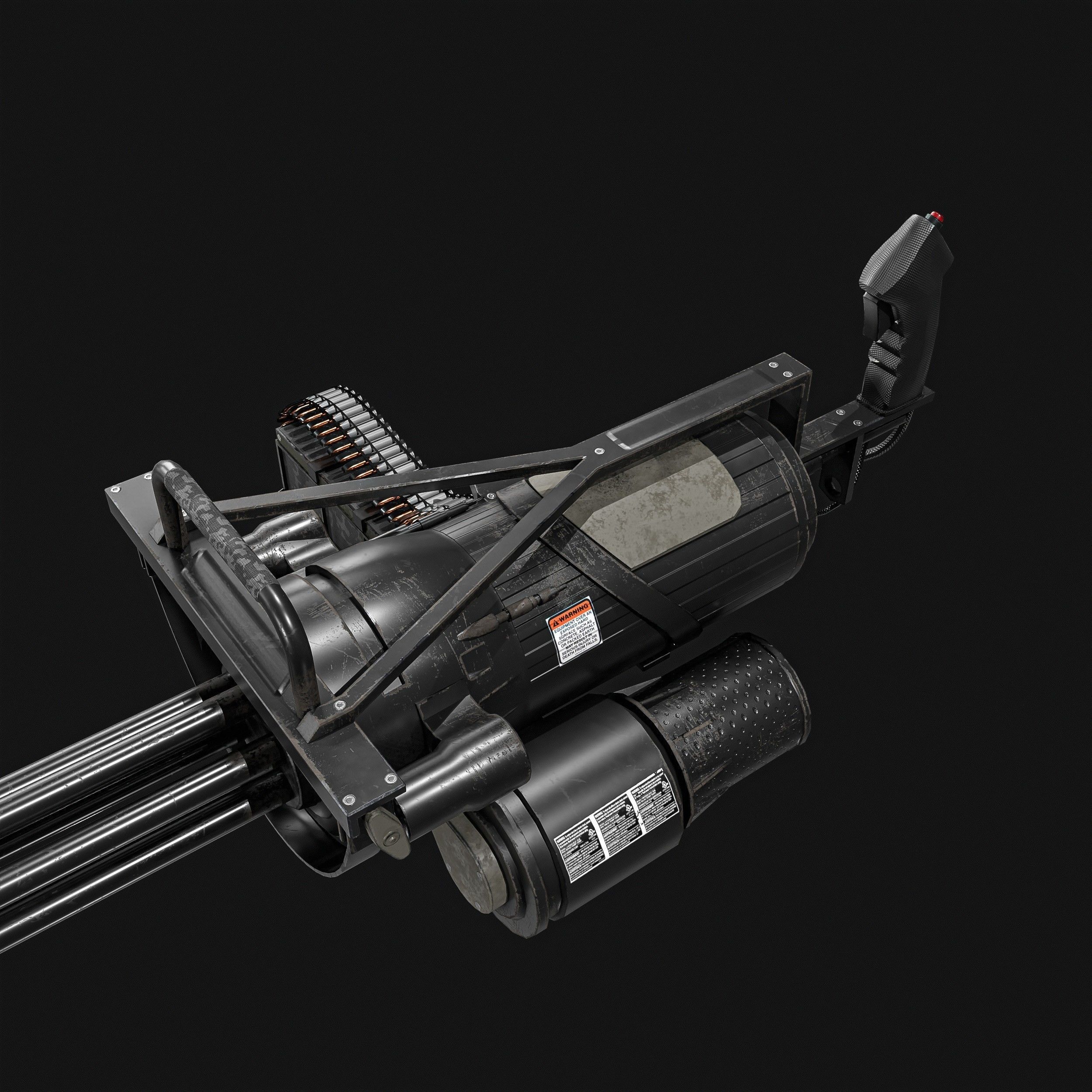 3D model M134 Minigun 2 Types Pack VR / AR / low-poly | CGTrader