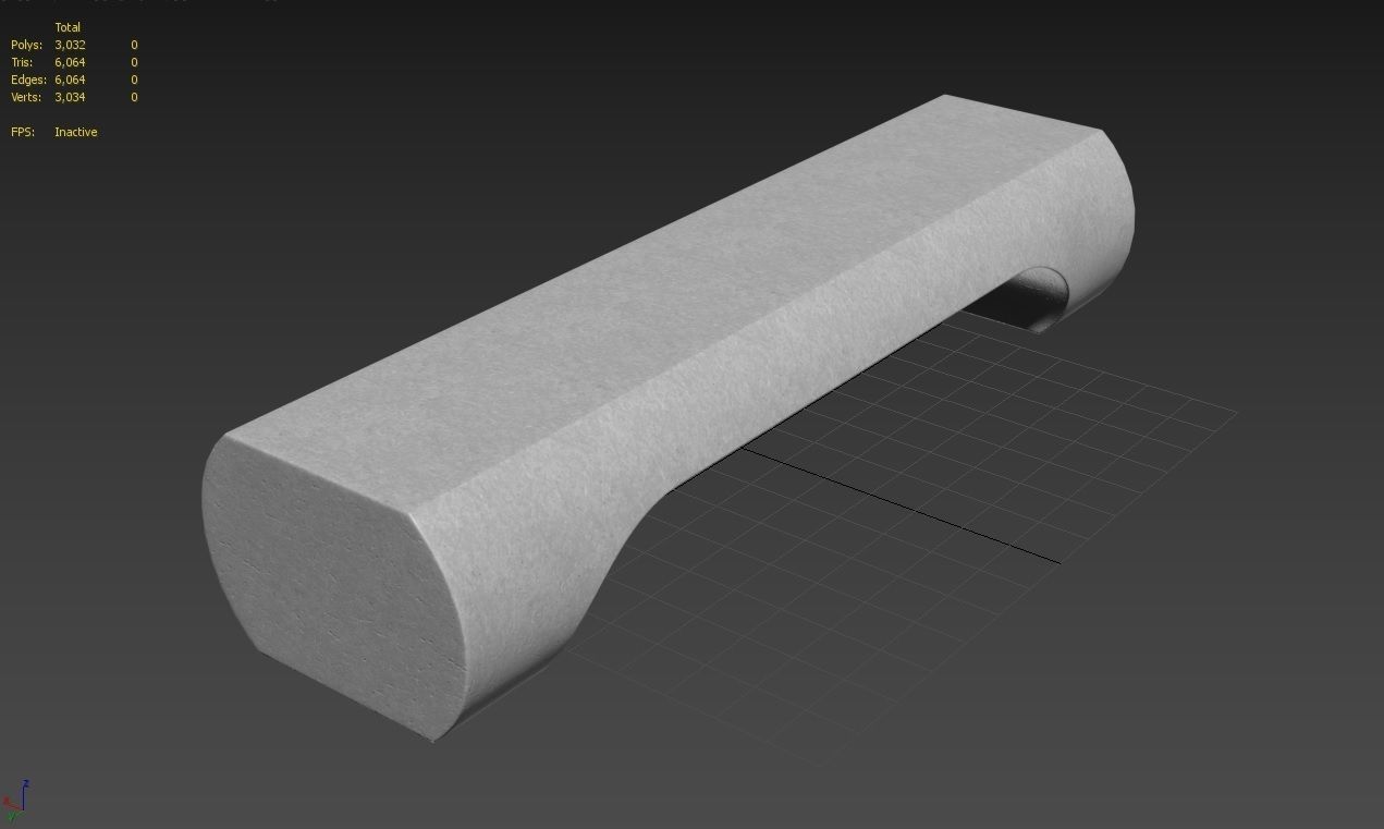 3D model Bench M15 VR / AR / low-poly | CGTrader